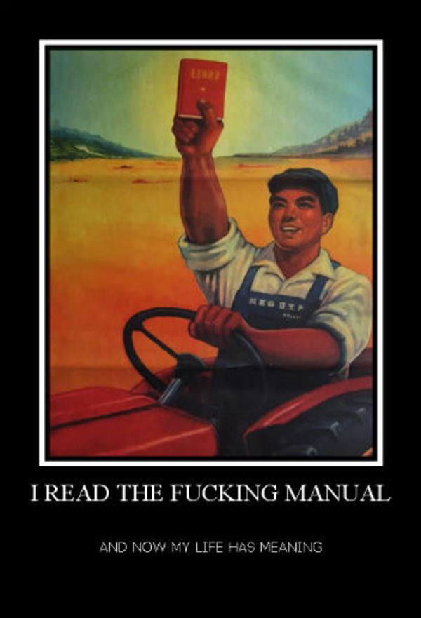 [Image - 25130] | RTFM | Know Your Meme