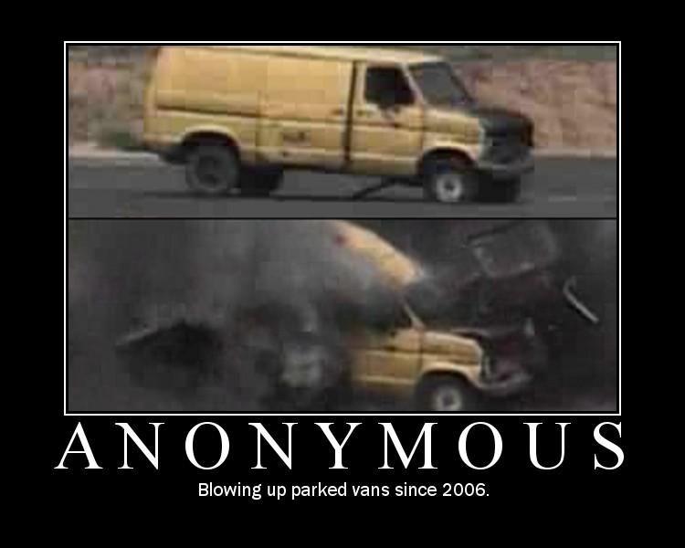 [Image - 29567] | Exploding Van | Know Your Meme