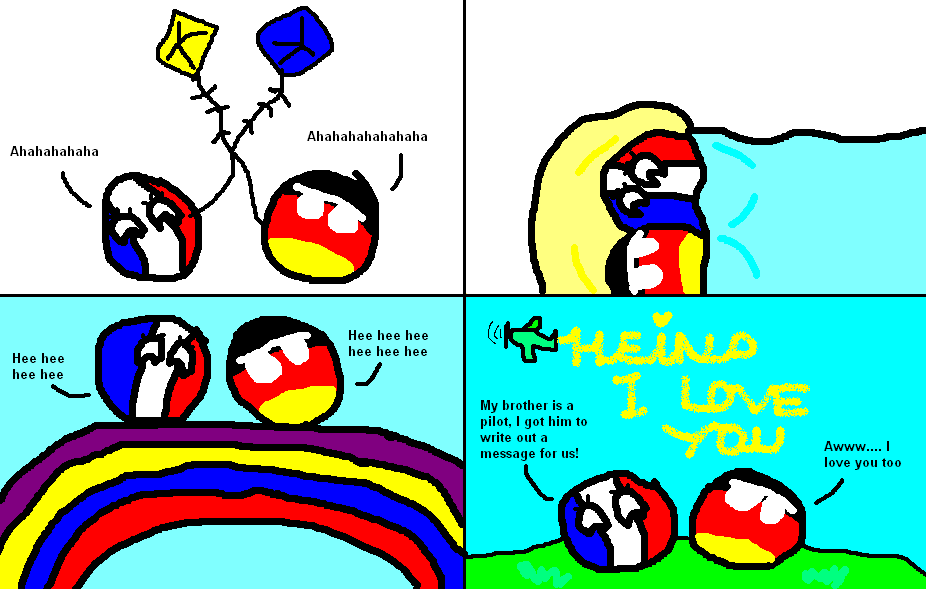 France and Germany have a day out | Polandball | Know Your Meme