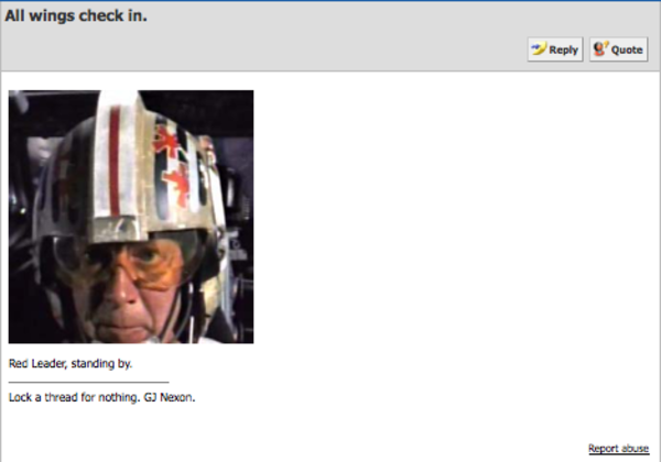 [Image - 36892] | Red Leader Standing By | Know Your Meme