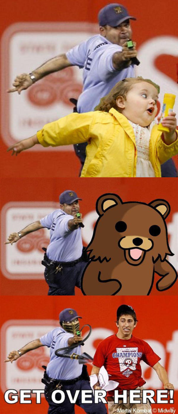 [Image - 48703] | Phillies Tased Fan | Know Your Meme