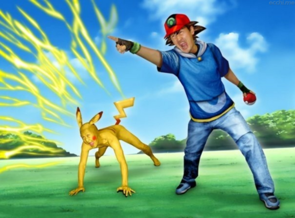 Realistic Ash & Pikachu | Untoons | Know Your Meme