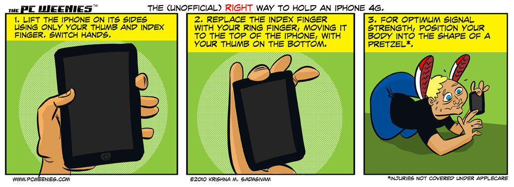 [Image - 56623] | iPhone 4 Death Grip | Know Your Meme