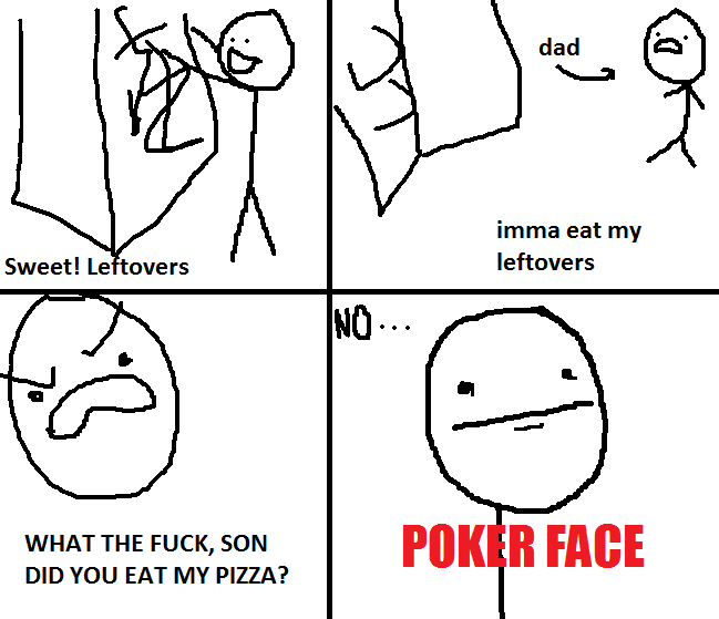 [Image - 59115] | Poker Face (Rage Comics) | Know Your Meme