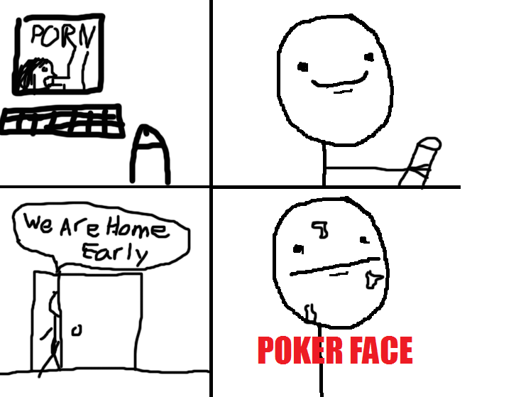 [Image - 59122] | Poker Face (Rage Comics) | Know Your Meme