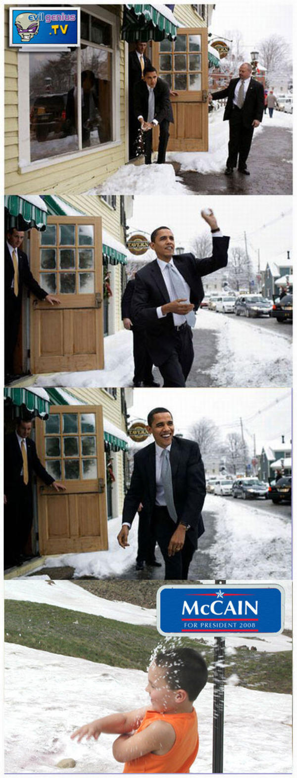 [Image - 60502] | Obama Snowball | Know Your Meme