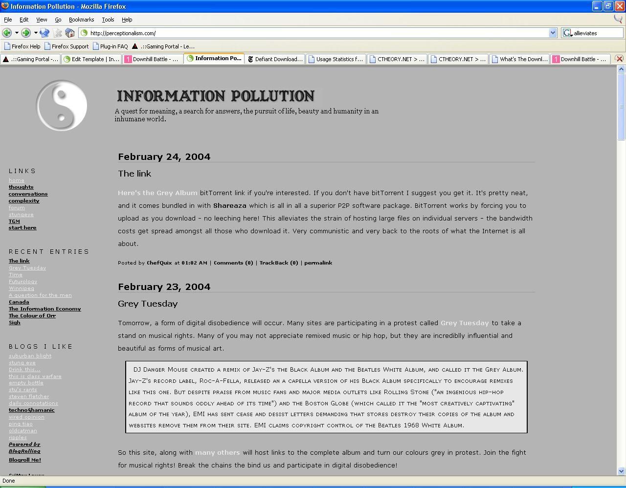 [Image - 67231] | The Grey Album / Grey Tuesday | Know Your Meme