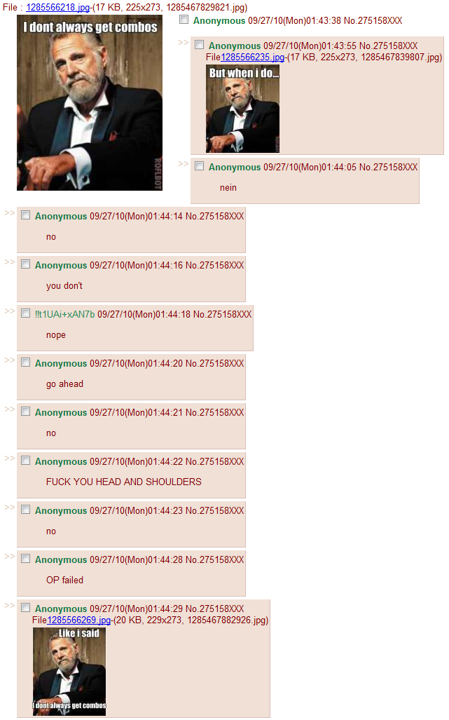 [Image - 73855] | Combo | Know Your Meme