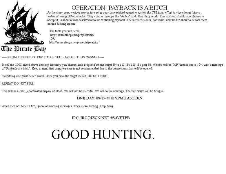 [Image - 78597] | Operation Payback | Know Your Meme