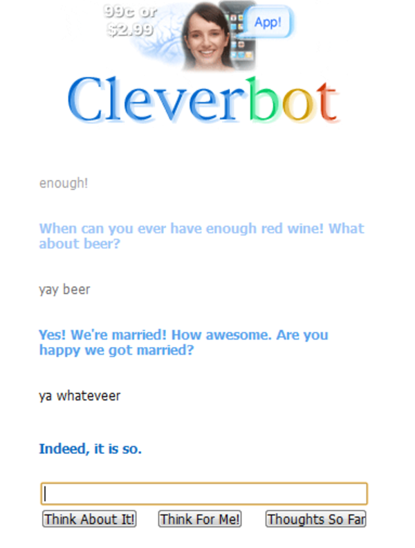 [Image - 82172] | Cleverbot | Know Your Meme