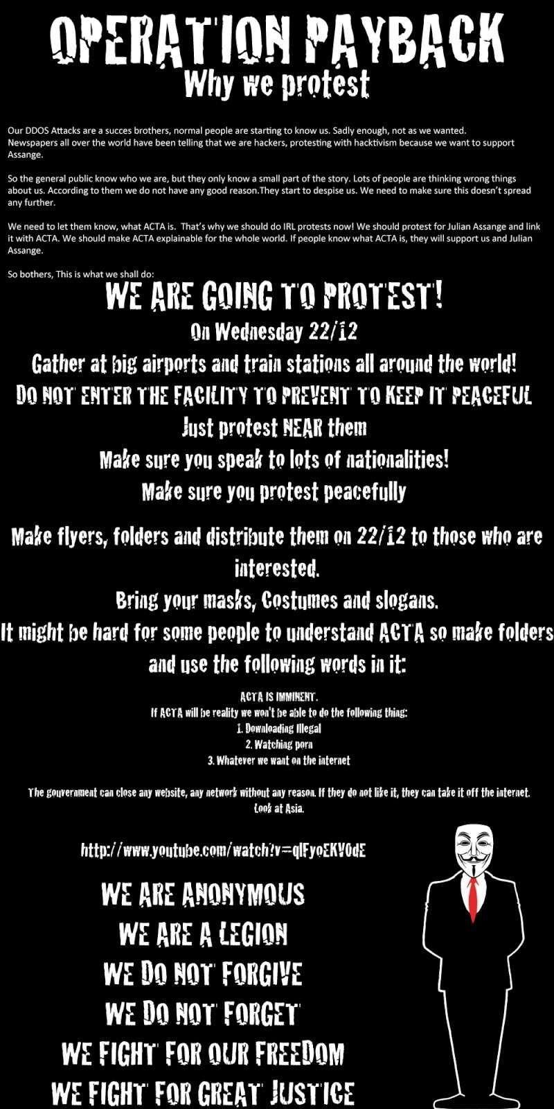 [Image - 87637] | Operation Payback | Know Your Meme