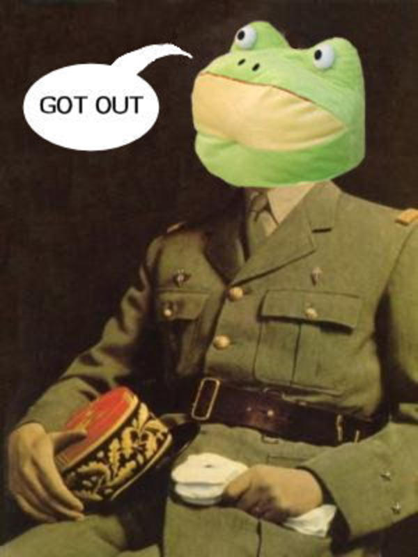 [Image - 88581] | Get Out Frog / Frogout / Me Obrigue | Know Your Meme