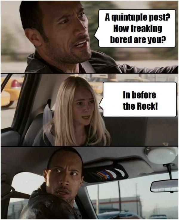 In b4 the Rock | INB4 | Know Your Meme