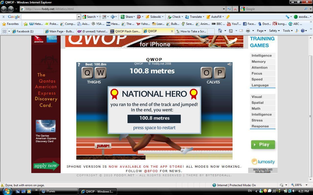 [Image - 91821] | QWOP | Know Your Meme