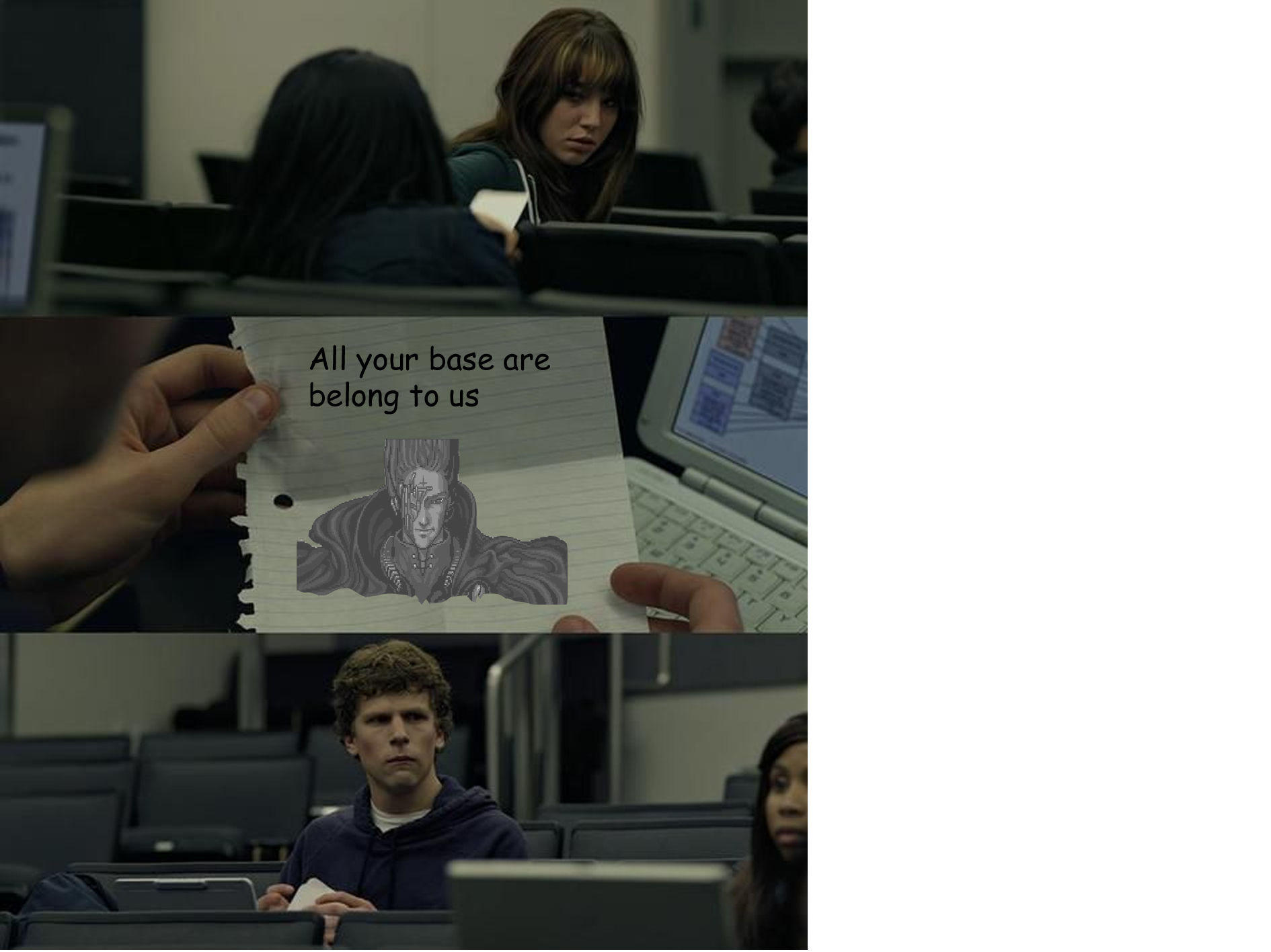 [Image - 112583] | Zuckerberg Note Pass | Know Your Meme