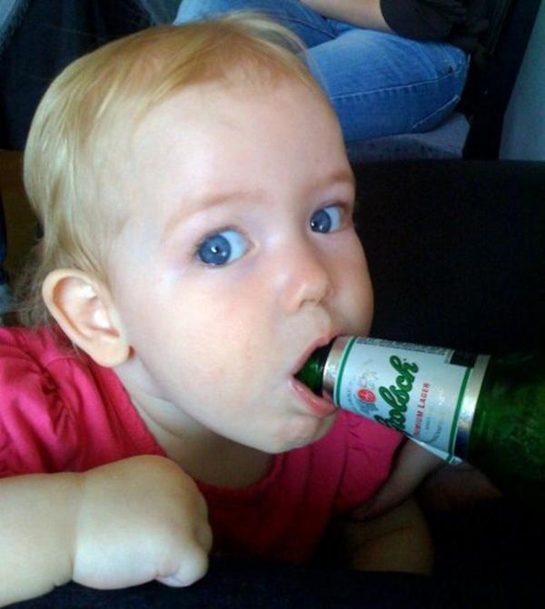 [Image - 120672] | Babies with Beer | Know Your Meme