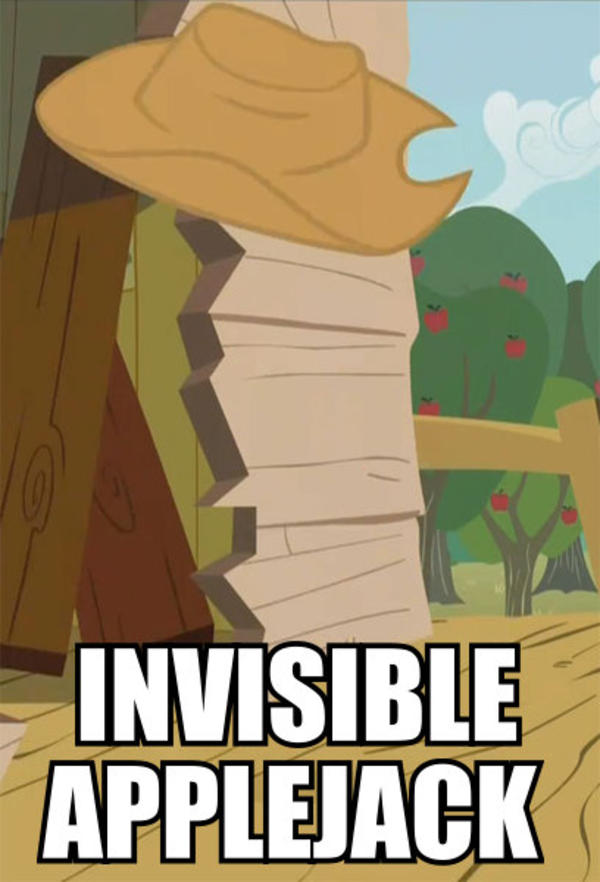 Invisible Applejack | Invisible Bike | Know Your Meme