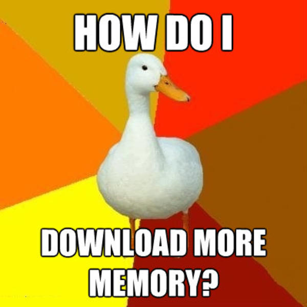 [Image - 132258] | Technologically Impaired Duck | Know Your Meme