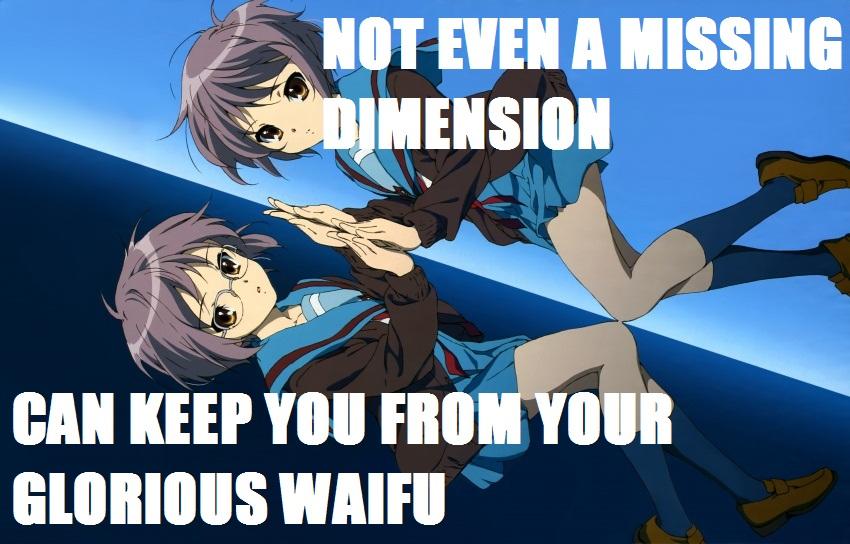 Even if you are your own waifu | Waifu | Know Your Meme