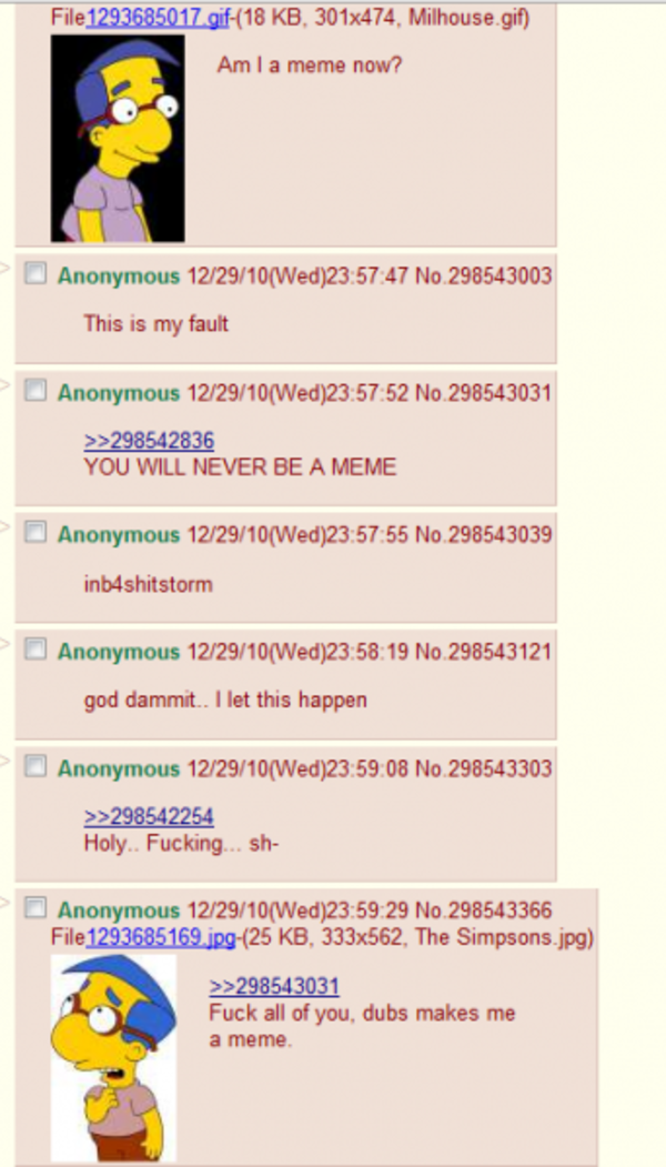 [Image - 146915] | "Milhouse Is Not A Meme" | Know Your Meme