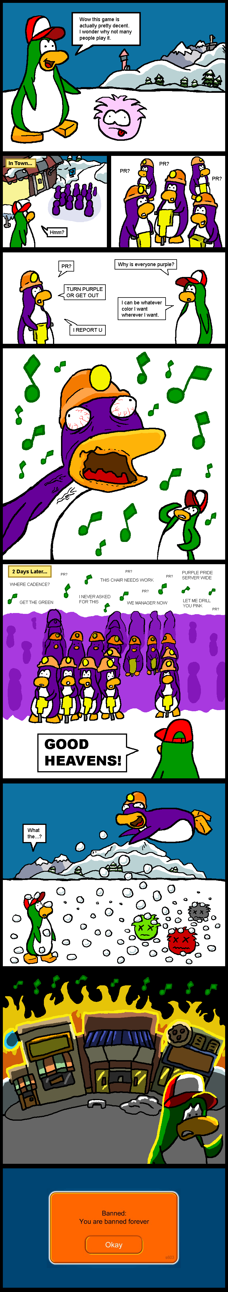 [Image - 161607] | Purple Republic/Club Penguin Raids | Know Your Meme