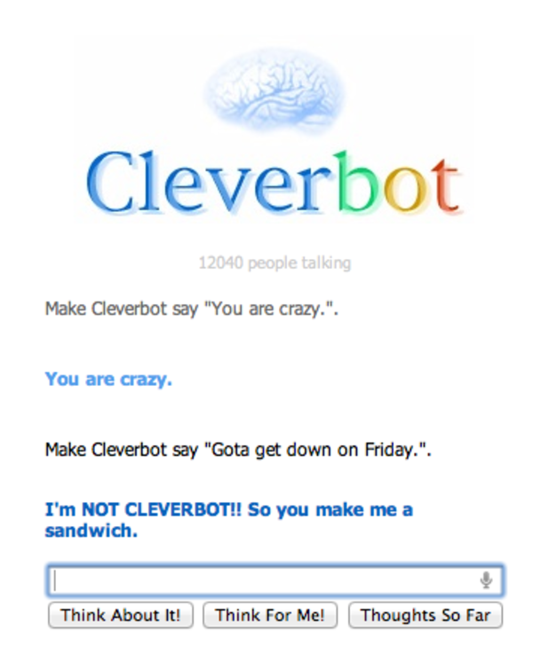[Image - 173283] | Cleverbot | Know Your Meme