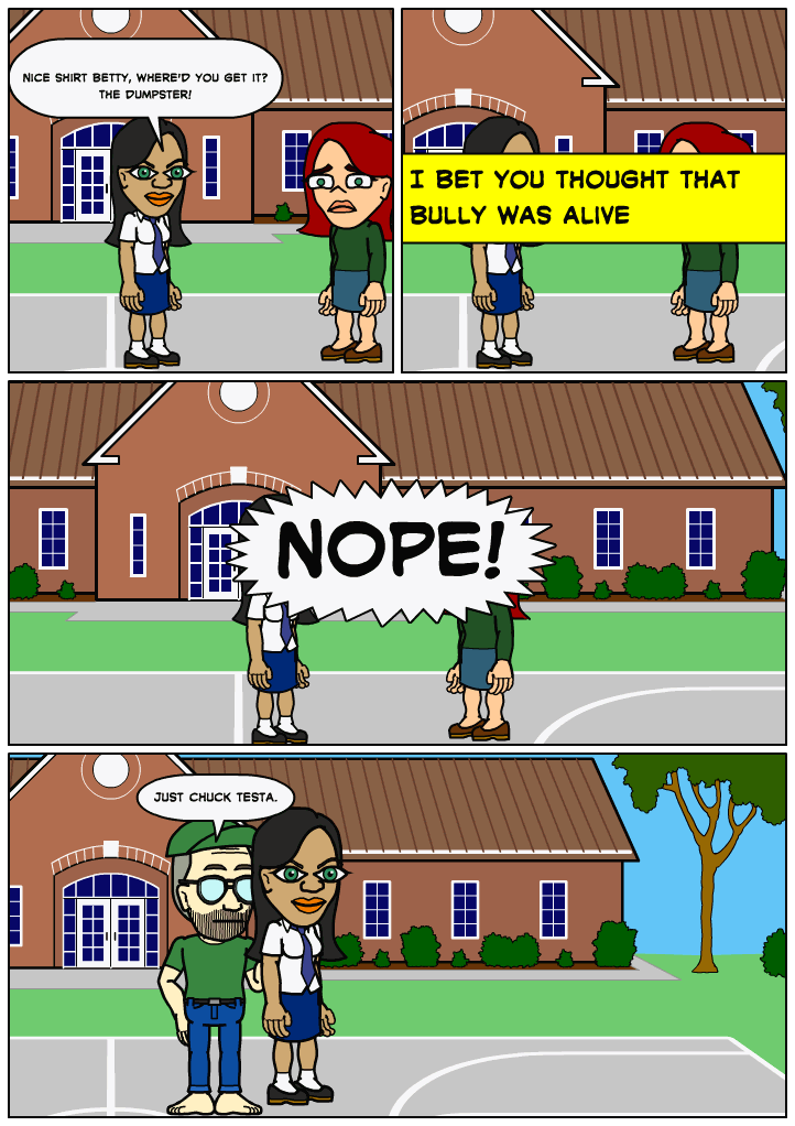 Nope, Chuck Testa | Stop Bullying Comics | Know Your Meme