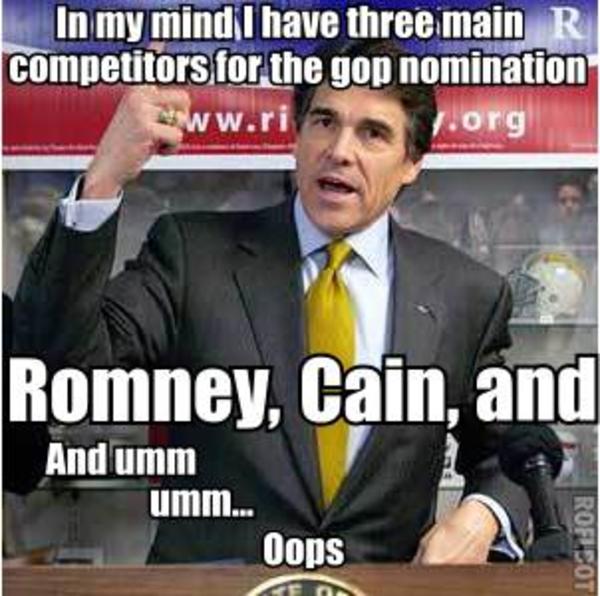 [Image - 198270] | Rick Perry's "Oops" Moment | Know Your Meme