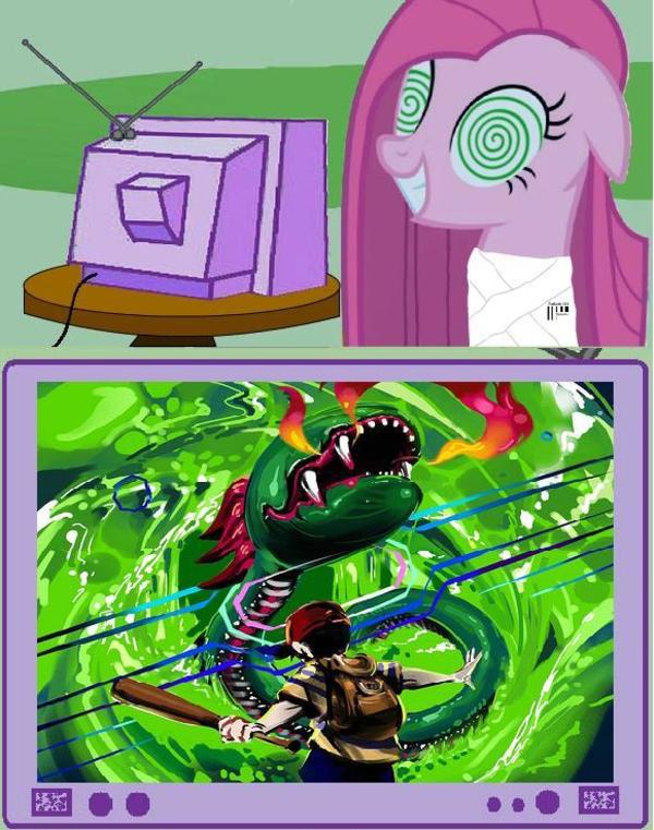 [Image - 205796] | Fluttercry / Characters Watching Tv | Know Your Meme