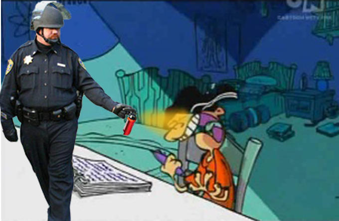 [Image - 206687] | Casually Pepper Spray Everything Cop | Know Your Meme