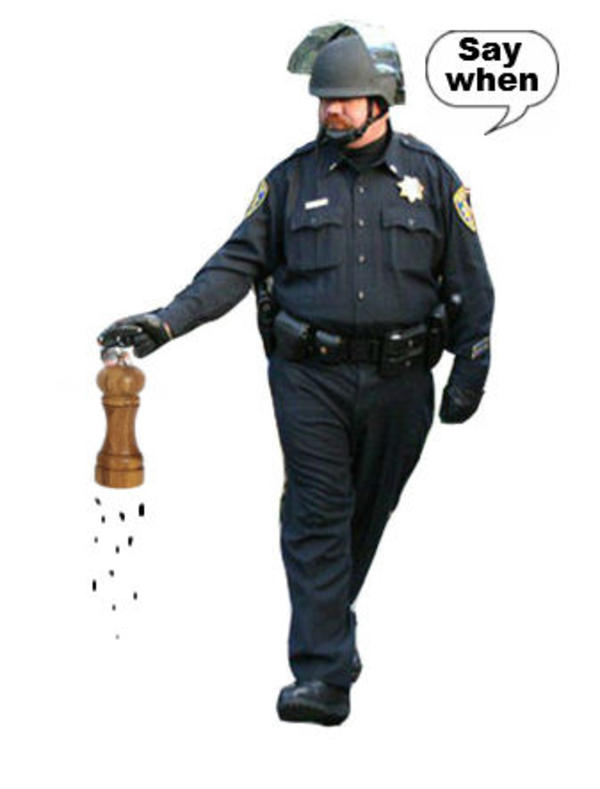 [Image - 207292] | Casually Pepper Spray Everything Cop | Know Your Meme