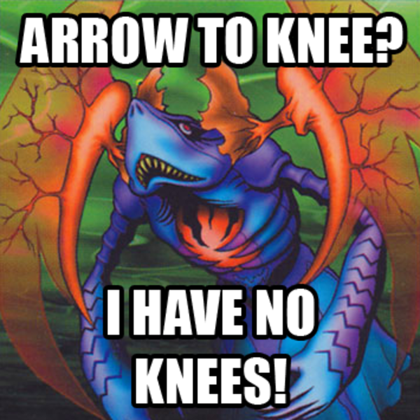 [Image - 215619] | I Took an Arrow in the Knee | Know Your Meme