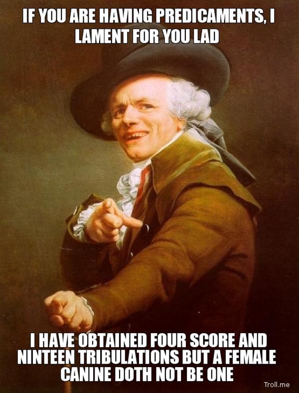 [Image - 218890] | Joseph Ducreux / Archaic Rap | Know Your Meme