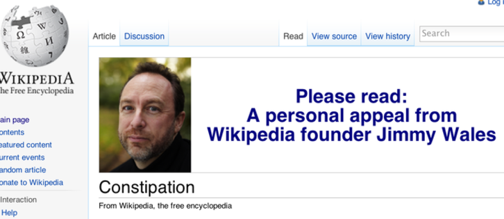 [Image - 224293] | Wikipedia Donation Banner Captions | Know Your Meme