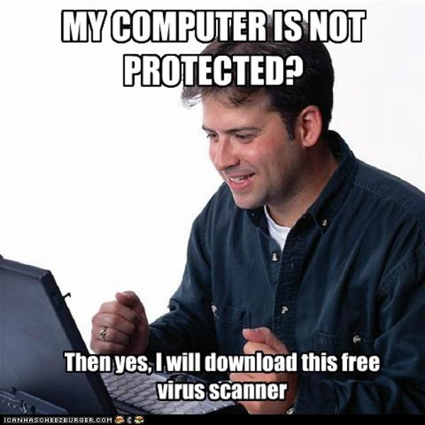 F R E E ANTIVIRUS SCANNER NOT A SCAM DOWNLOAD | Lonely Computer Guy ...
