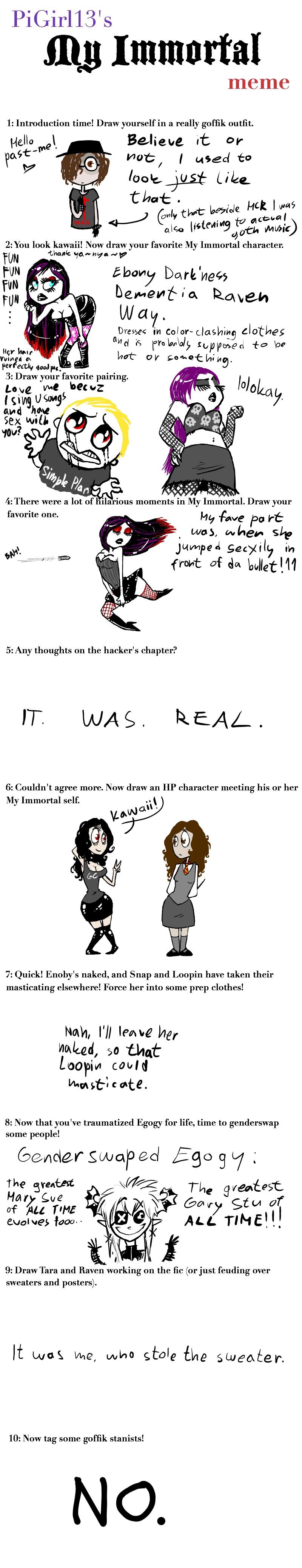 [Image - 233272] | My Immortal / The Worst Fanfiction Ever | Know Your Meme
