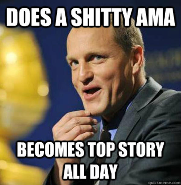 [Image - 245940] | Woody Harrelson Reddit AMA | Know Your Meme