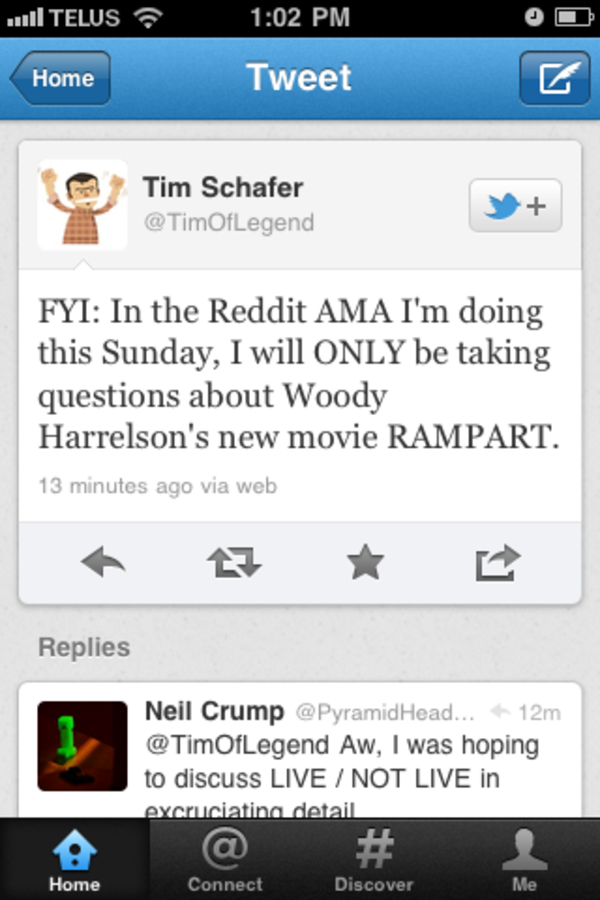 [Image - 261582] | Woody Harrelson Reddit AMA | Know Your Meme