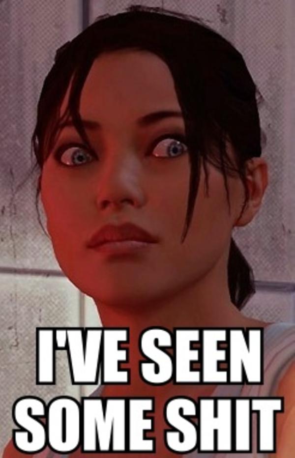 Chell's seen some things | I've Seen Some Shit | Know Your Meme