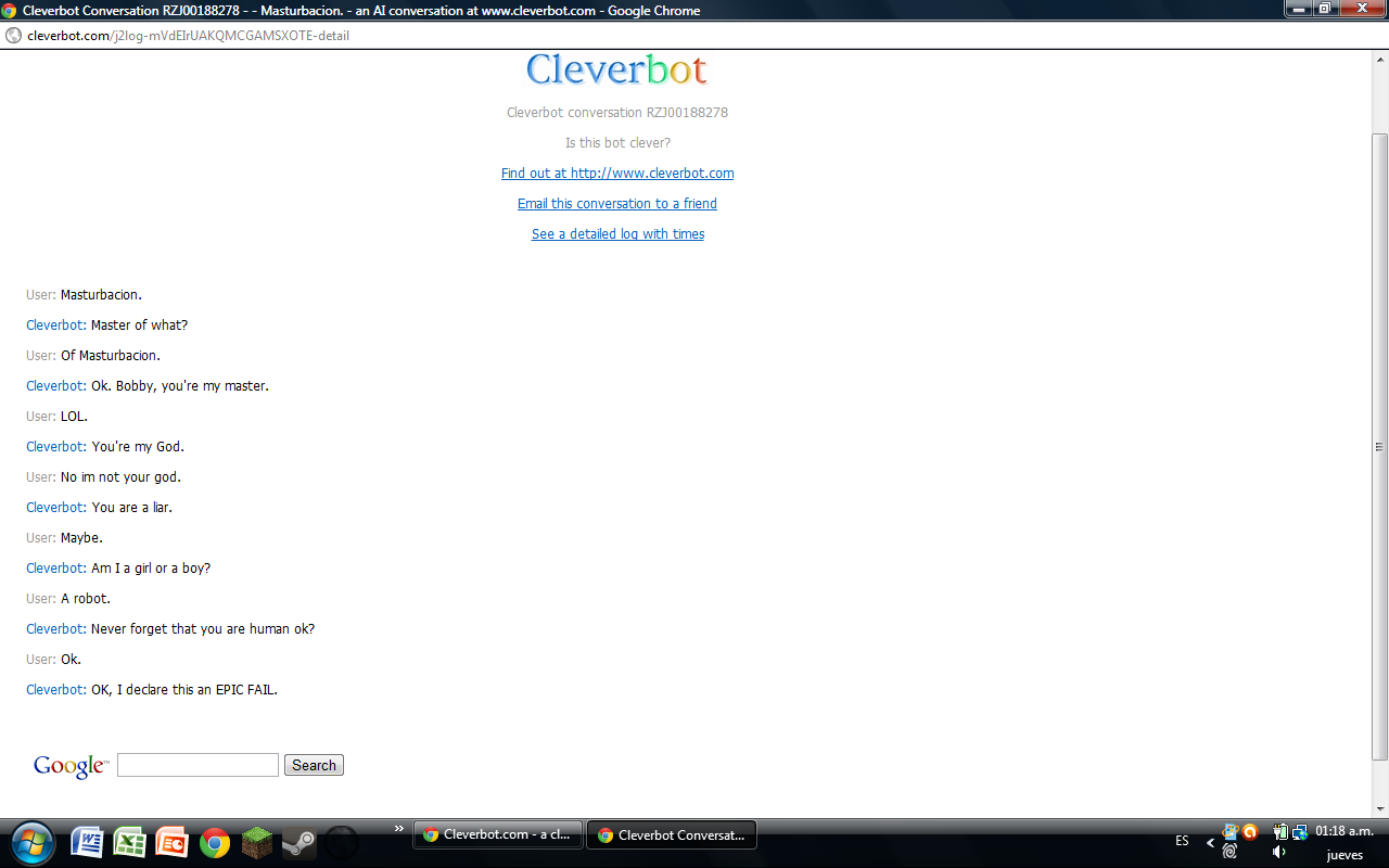 [Image - 272273] | Cleverbot | Know Your Meme