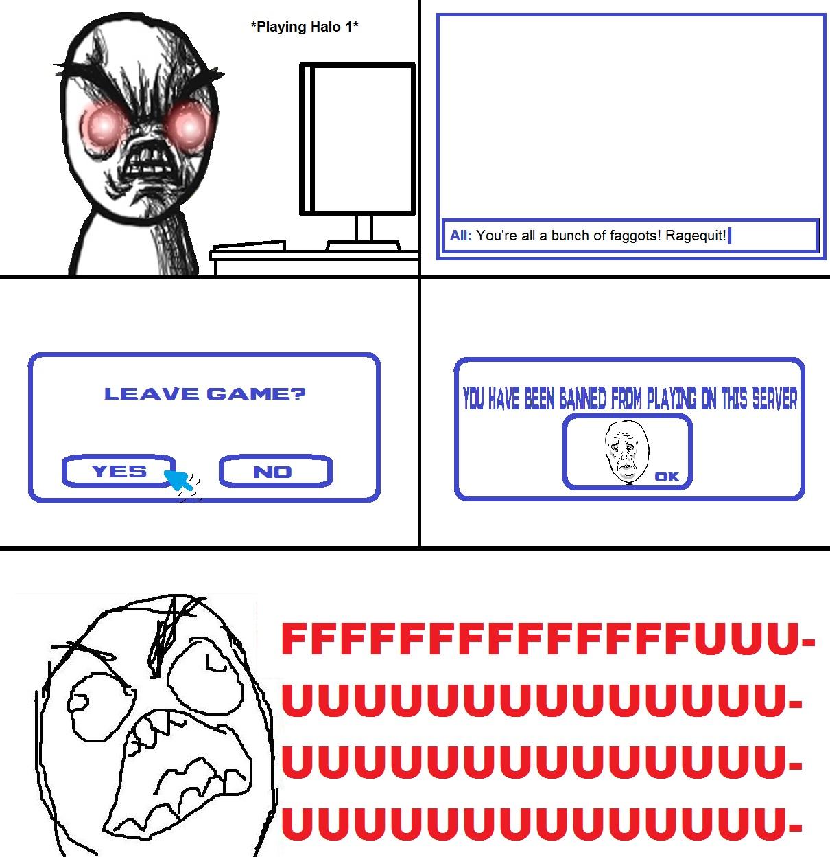 Instant ban FUUUUUUU- | Rage Guy (FFFFFUUUUUUUU-) | Know Your Meme