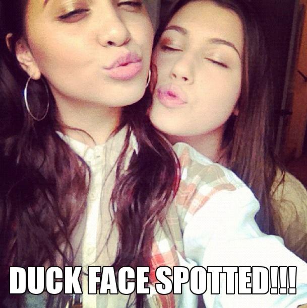 DUCK FACE SPOTTED!!! | Duck Face | Know Your Meme