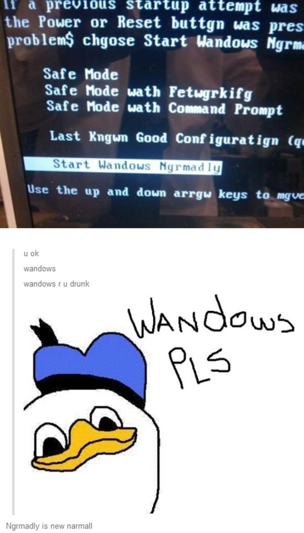 wandows pls | Dolan | Know Your Meme