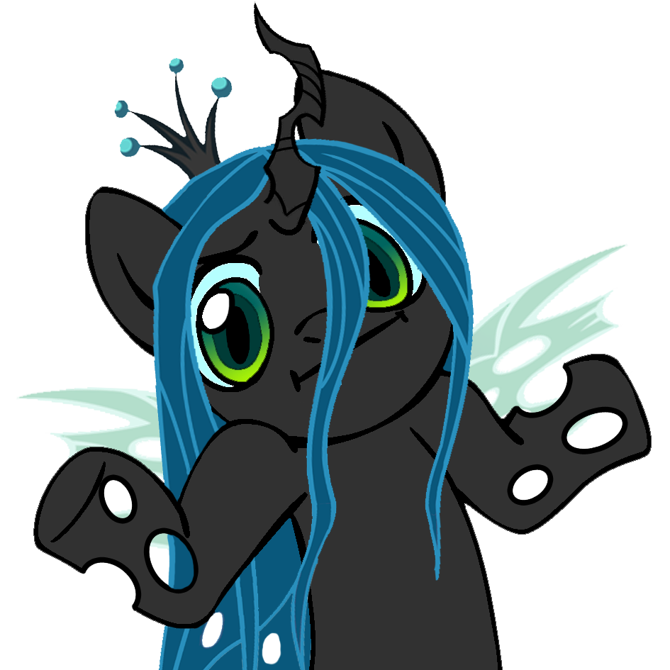 Queen Chrysalis Shrug | Pony Reactions | Know Your Meme