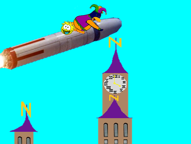 Riding a Nuke | Club Penguin Fanon Wiki | Know Your Meme