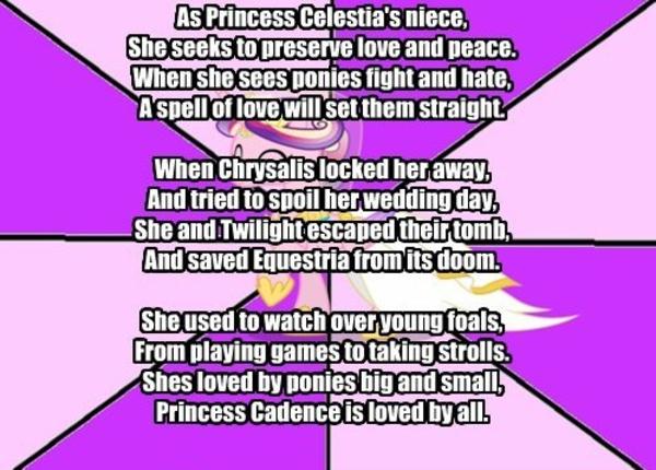 My Little Poetry: Princess Cadence | My Little Pony: Friendship is ...