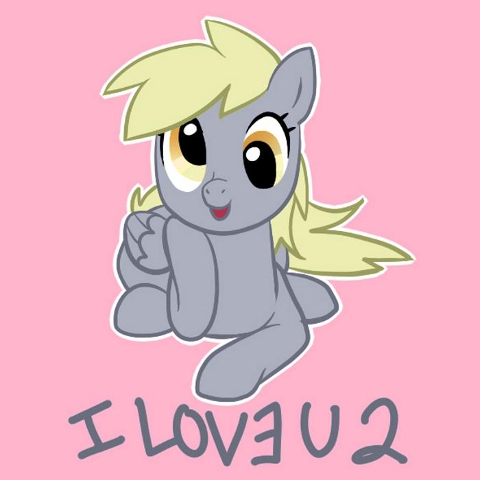 I love u 2 | Derpy Hooves | Know Your Meme