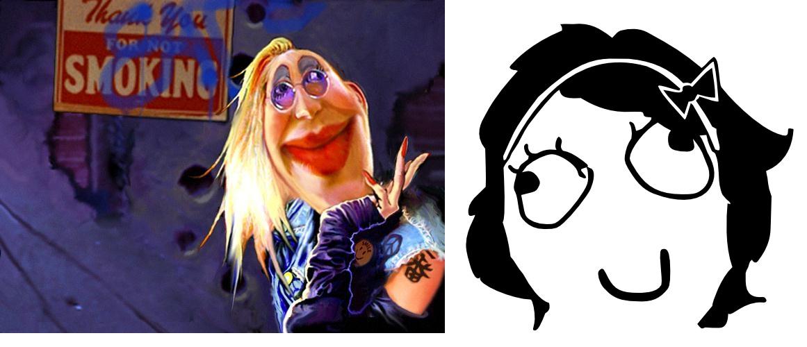 Road Rash Derpina | Derpina | Know Your Meme