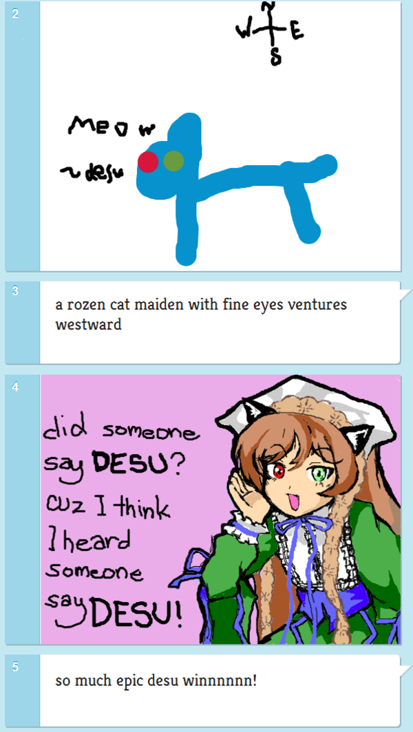 Desu Cat. | Doodle or Die | Know Your Meme