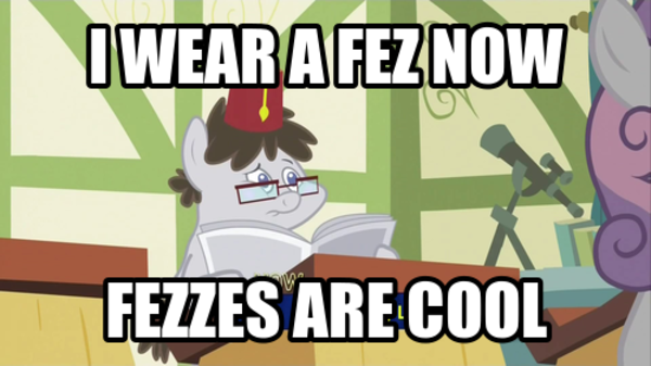 Truffle Shuffle Wears A Fez | My Little Pony Character Fandom | Know ...